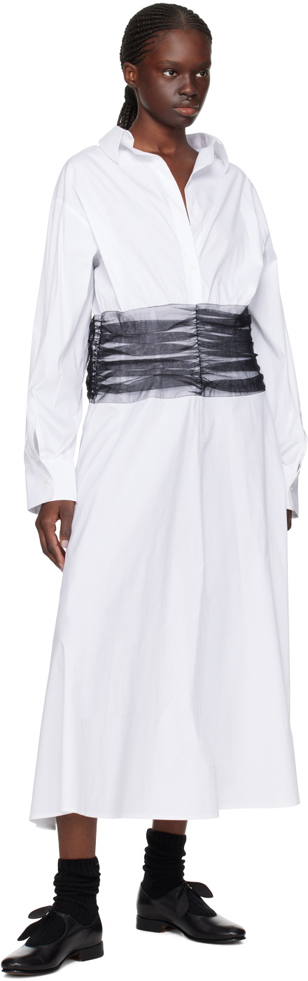 Renaissance Renaissance White Drew Maxi Dress Renaissance Renaissance