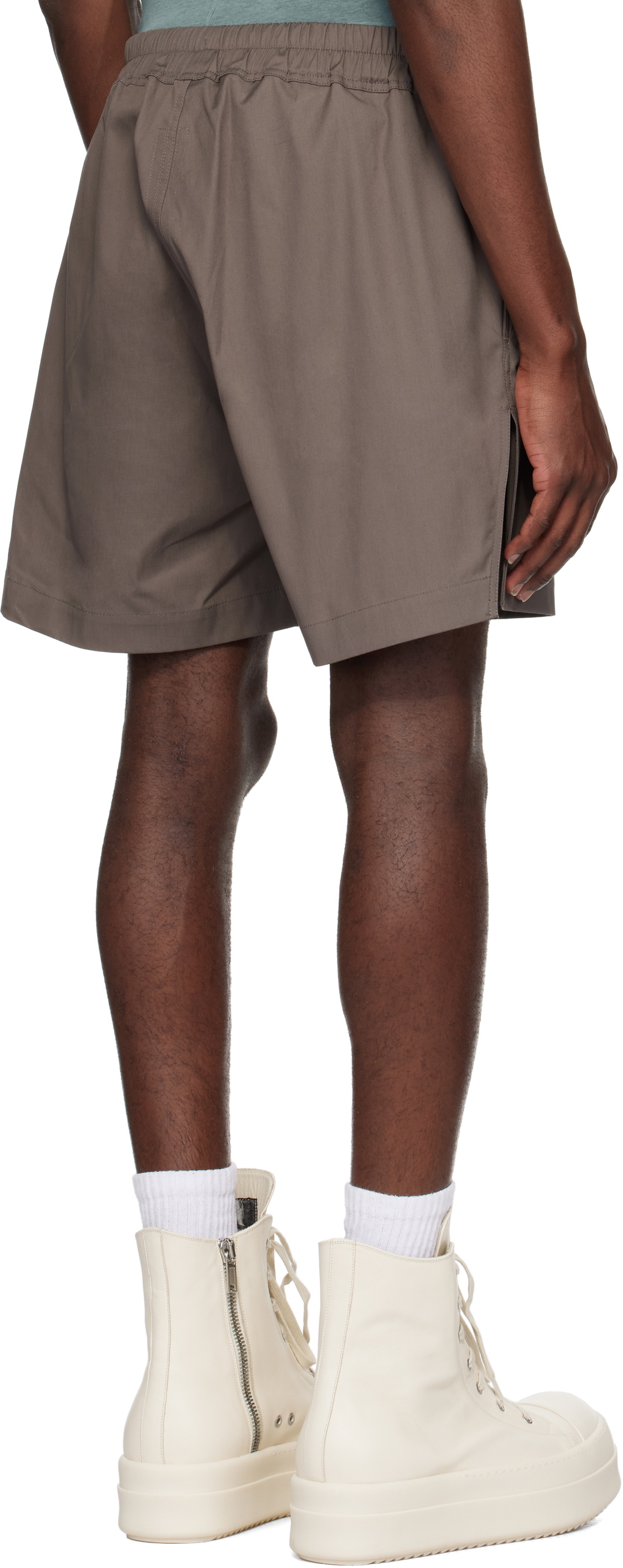 Rick Owens Gray Hollywood Bela Boxers Shorts Rick Owens