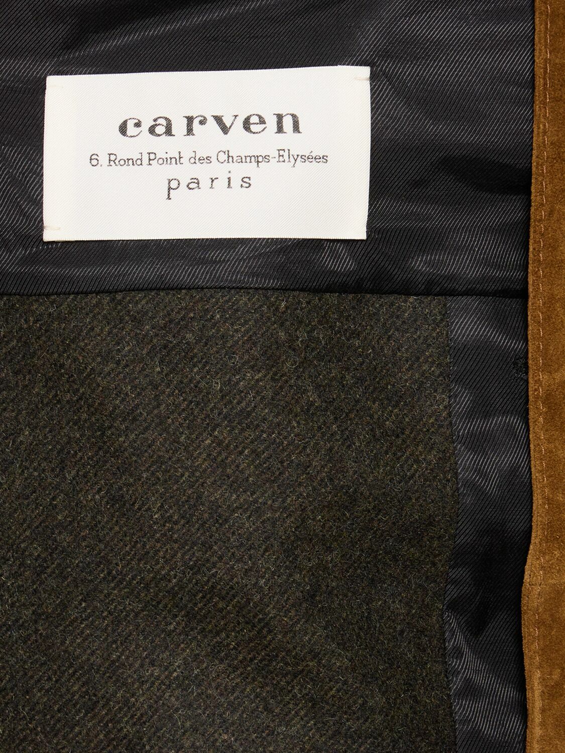CARVEN Suede Jacket Carven
