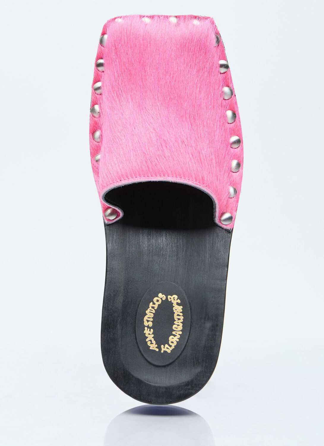 Acne Studios Hairy Wood Clogs Acne Studios