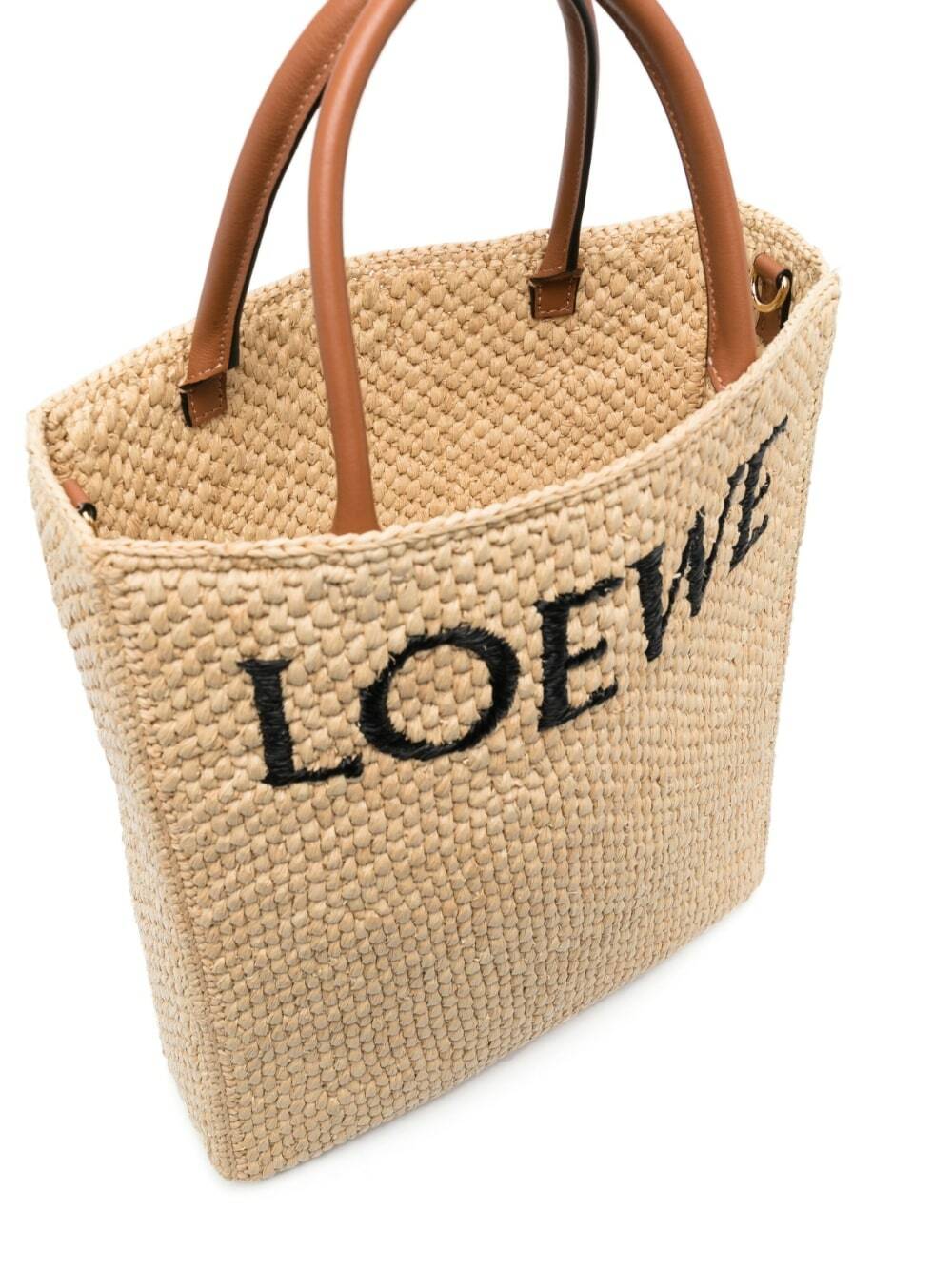 LOEWE - Logo Raffia Tote Bag Loewe