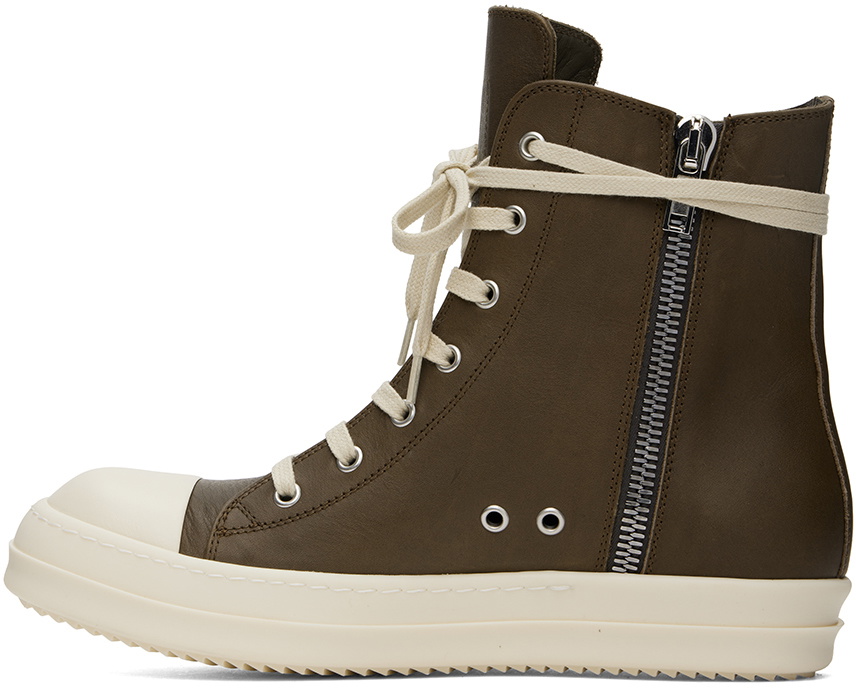 Rick Owens Khaki Porterville Sneakers Rick Owens