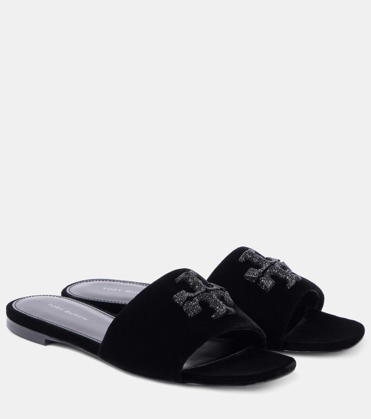 Tory Burch Eleanor velvet slides Tory Burch