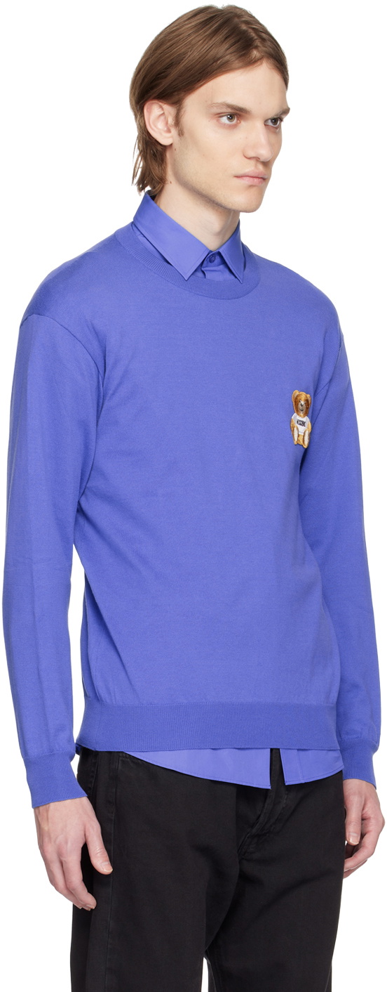 Moschino Blue Patch Sweater Moschino