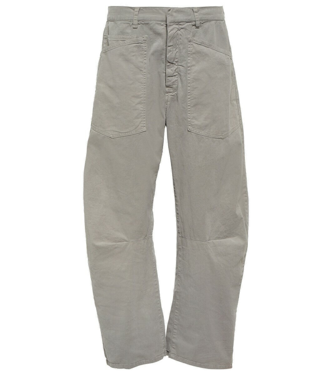 Nili Lotan Shon high-rise twill pants Nili Lotan