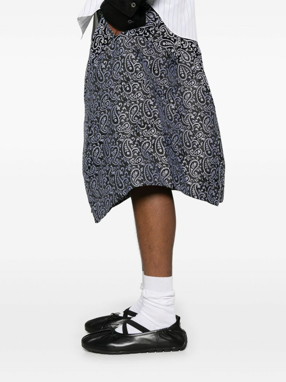 Comme Des Garçons Homme Plus Paisley-Jacquard Shorts Comme des Garcons ...