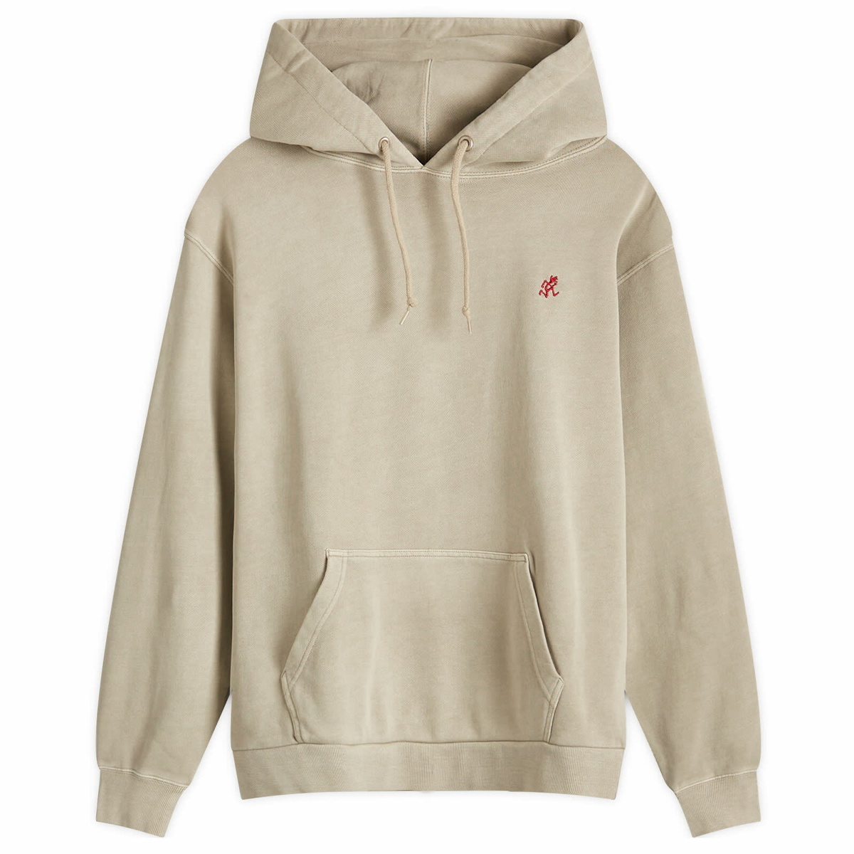 Gramicci Men's One Point Hoodie in Pigment Oat Gramicci