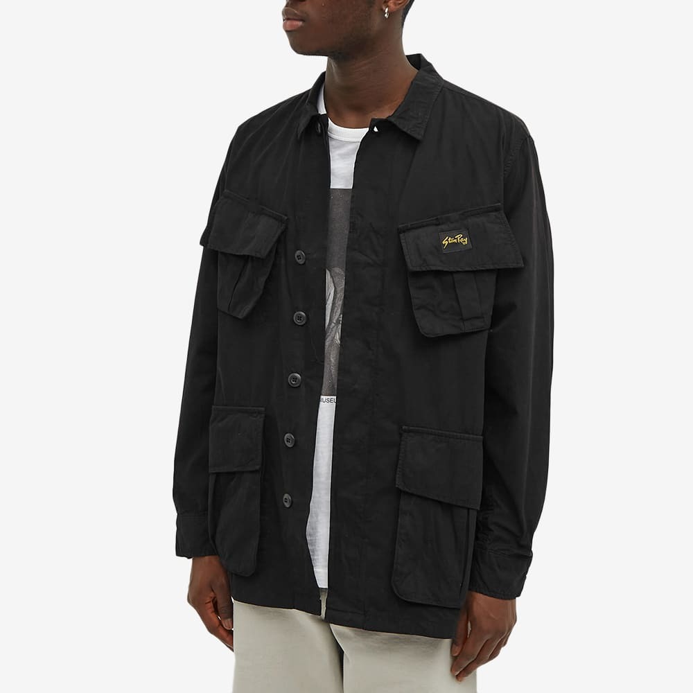 Stan Ray Men's Tropical Jacket in Black Poplin Stan Ray