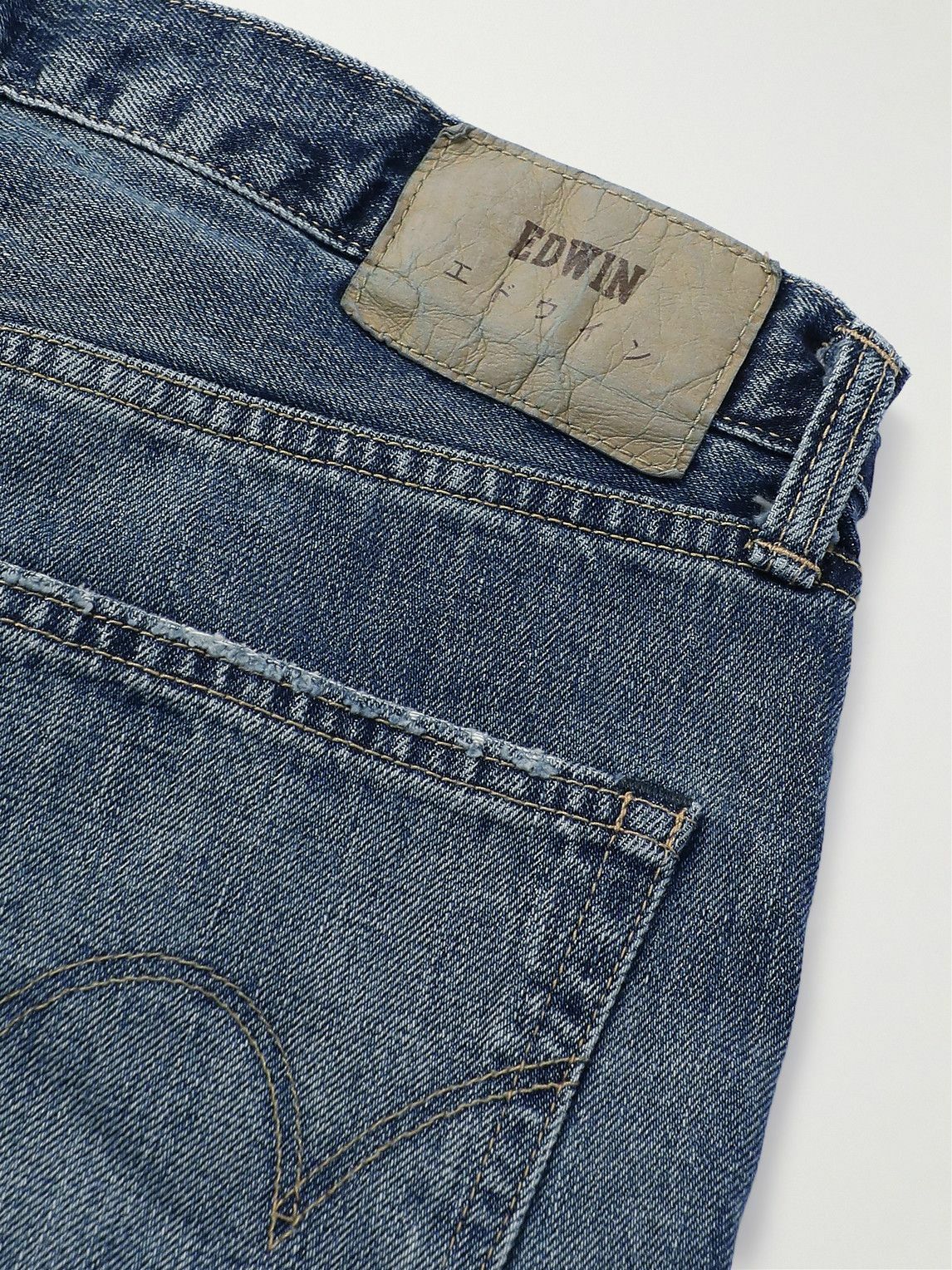 EDWIN - Straight-Leg Selvedge Jeans - Blue Edwin