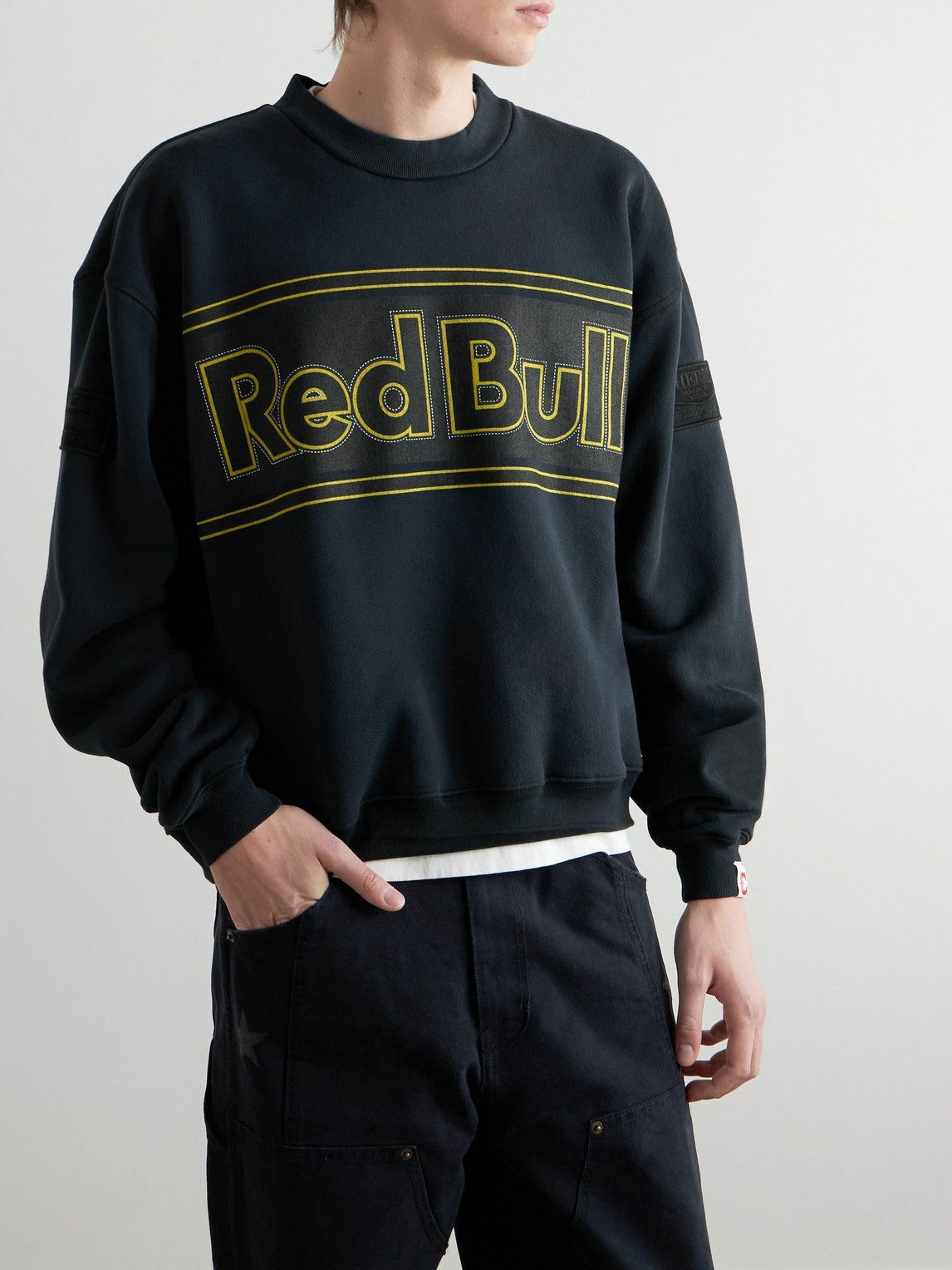Cherry Los Angeles - Oracle Red Bull Racing Logo-Print Appliquéd Cotton ...