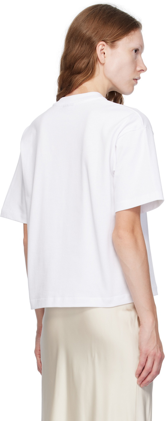 Jacquemus White Le Chouchou 'Le T-Shirt Rose' T-Shirt Jacquemus