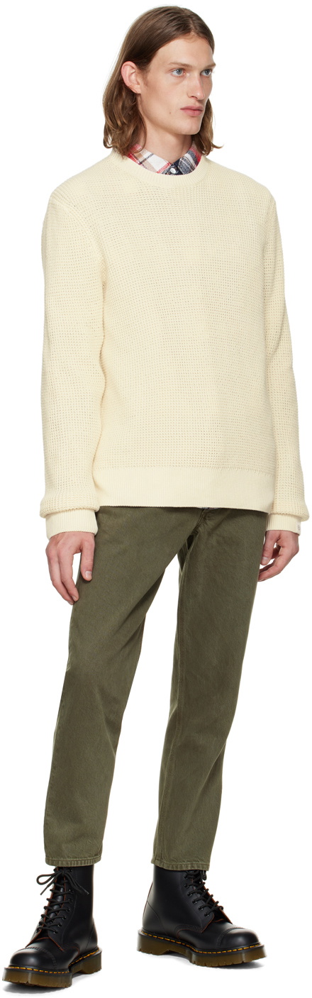 rag & bone White Engineered Plaid Shirt Rag and Bone