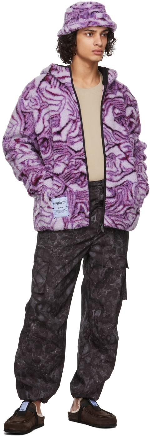 MCQ Purple Fleece Jacket McQ Alexander McQueen