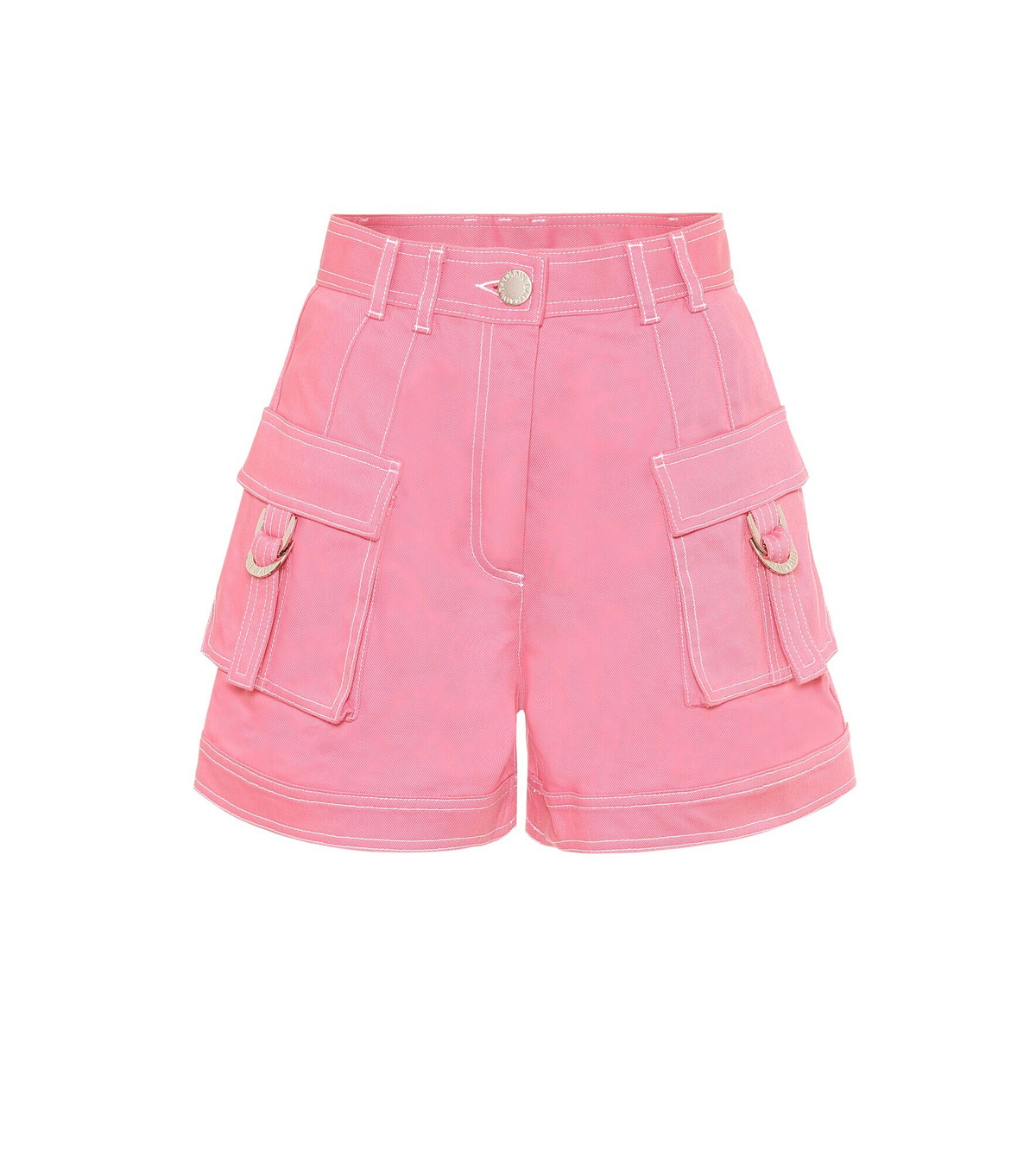 Balmain - High-rise denim shorts Balmain
