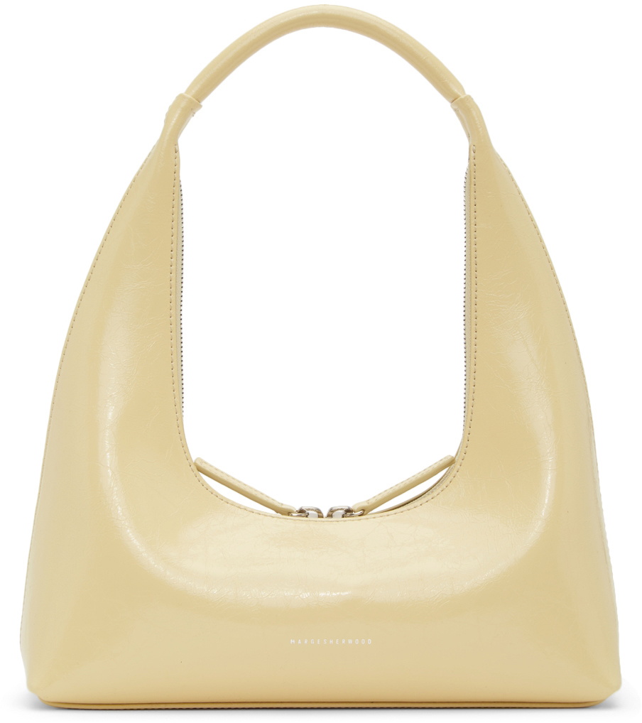 Marge Sherwood Beige Crinkled Leather Bag Marge Sherwood