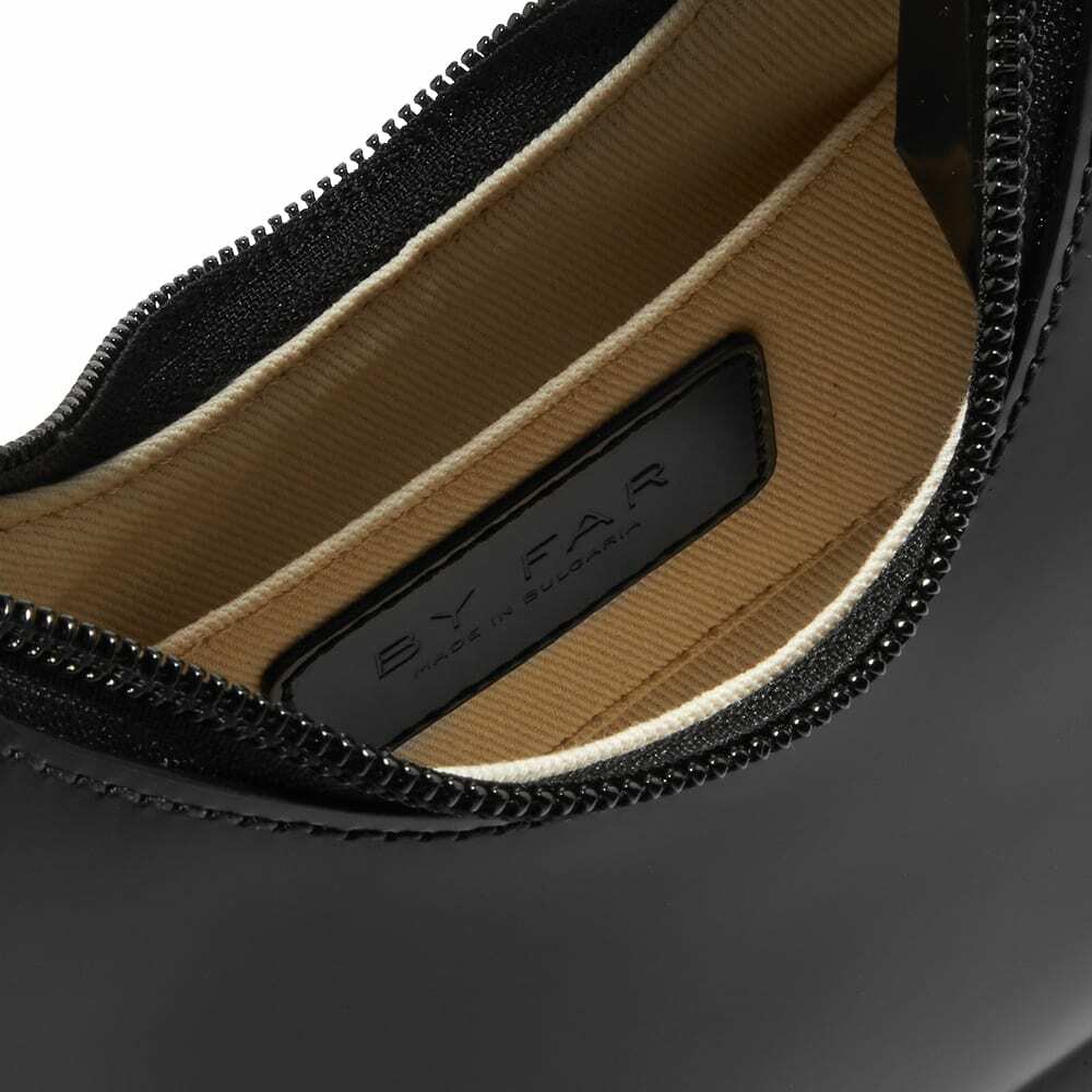 By Far Women's Baby Amber Semi Patent Leather Bag in Black By Far