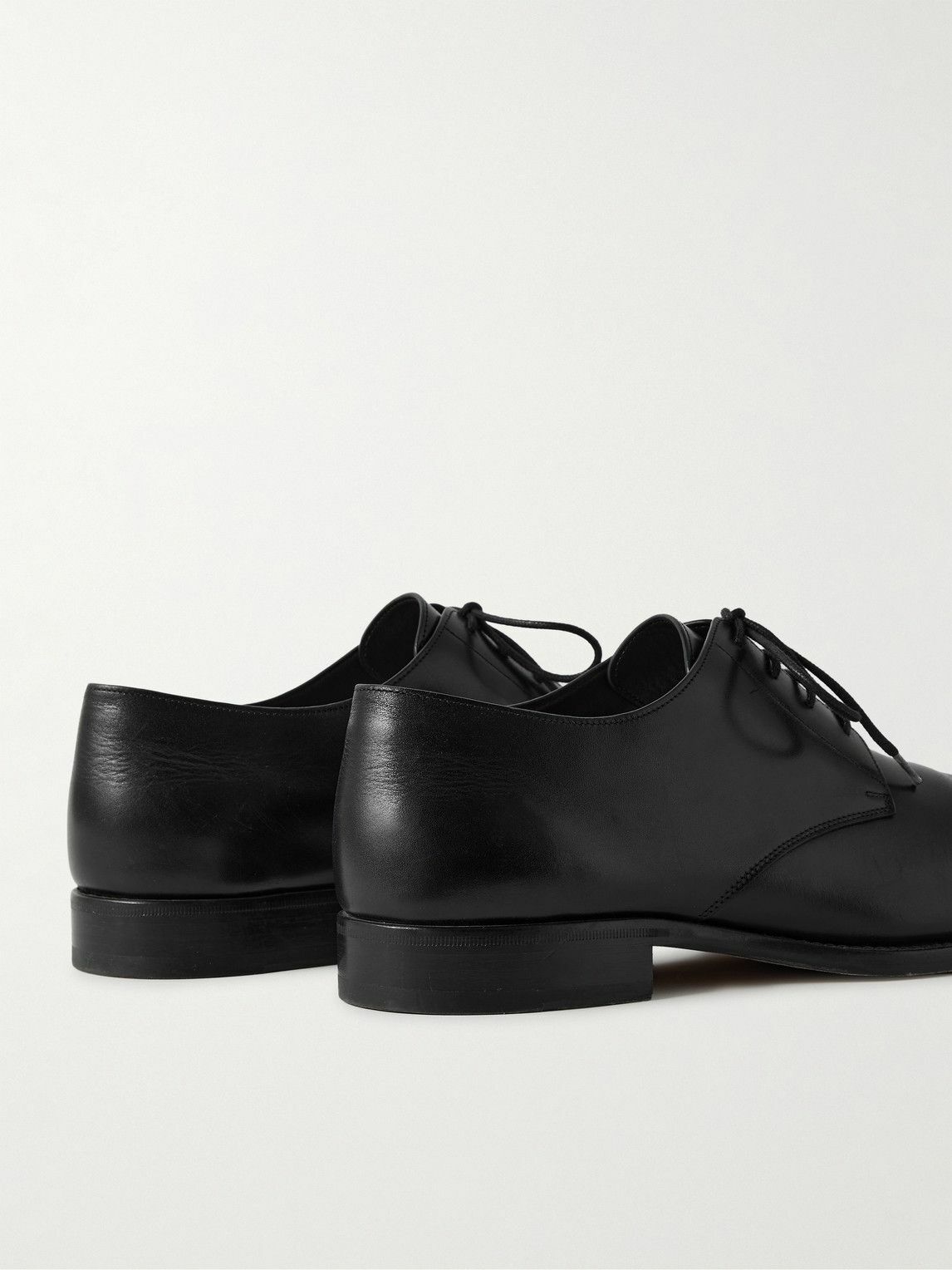 The Row - Novus Leather Derby Shoes - Black The Row