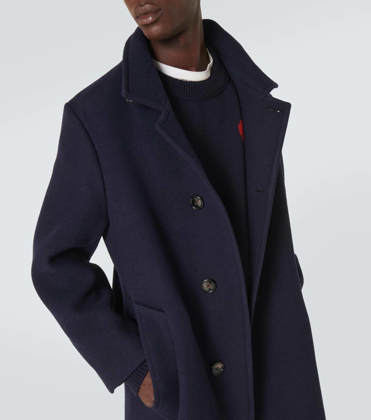 Ami Paris Virgin wool coat AMI