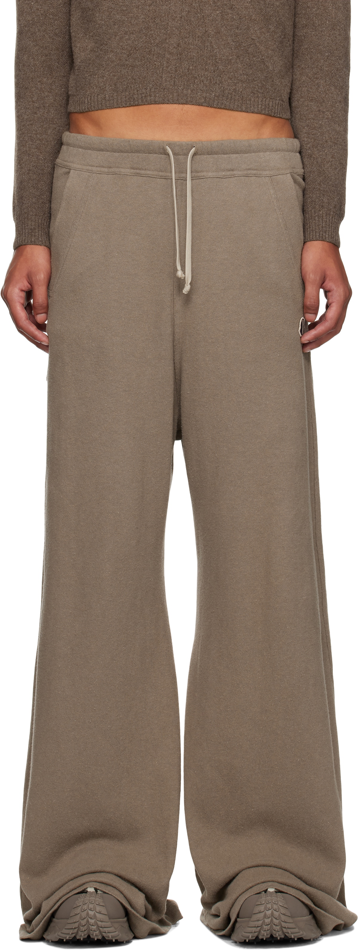 Rick Owens Moncler + Rick Owens Gray Belas Sweatpants Rick Owens