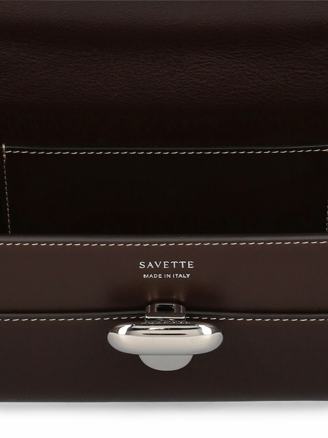 SAVETTE The Slim Symmetry Smooth Leather Bag Savette