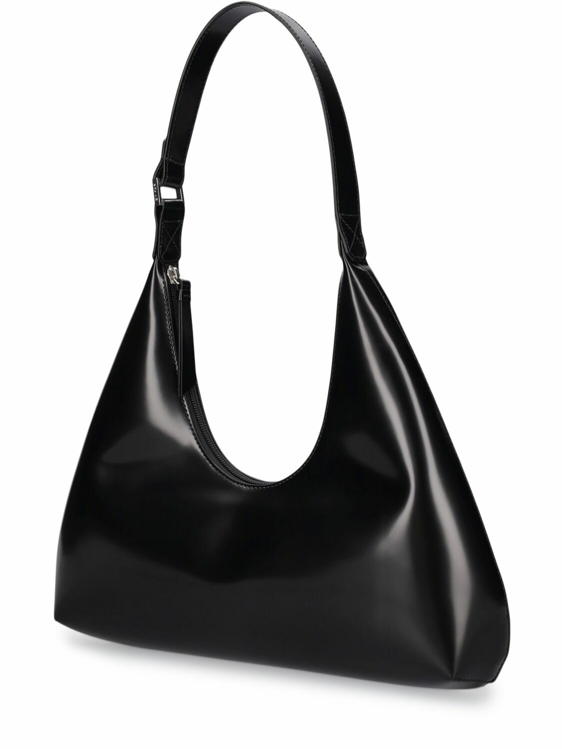 BY FAR - Amber Semi-patent Leather Shoulder Bag By Far