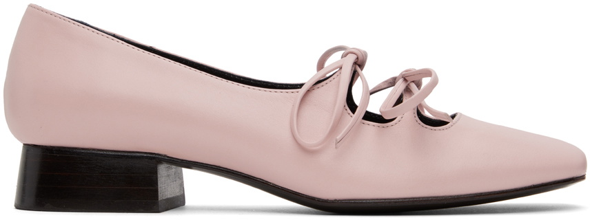 Nicole Saldaña SSENSE Exclusive Pink Isabel Ballerina Flats Nicole Saldaña