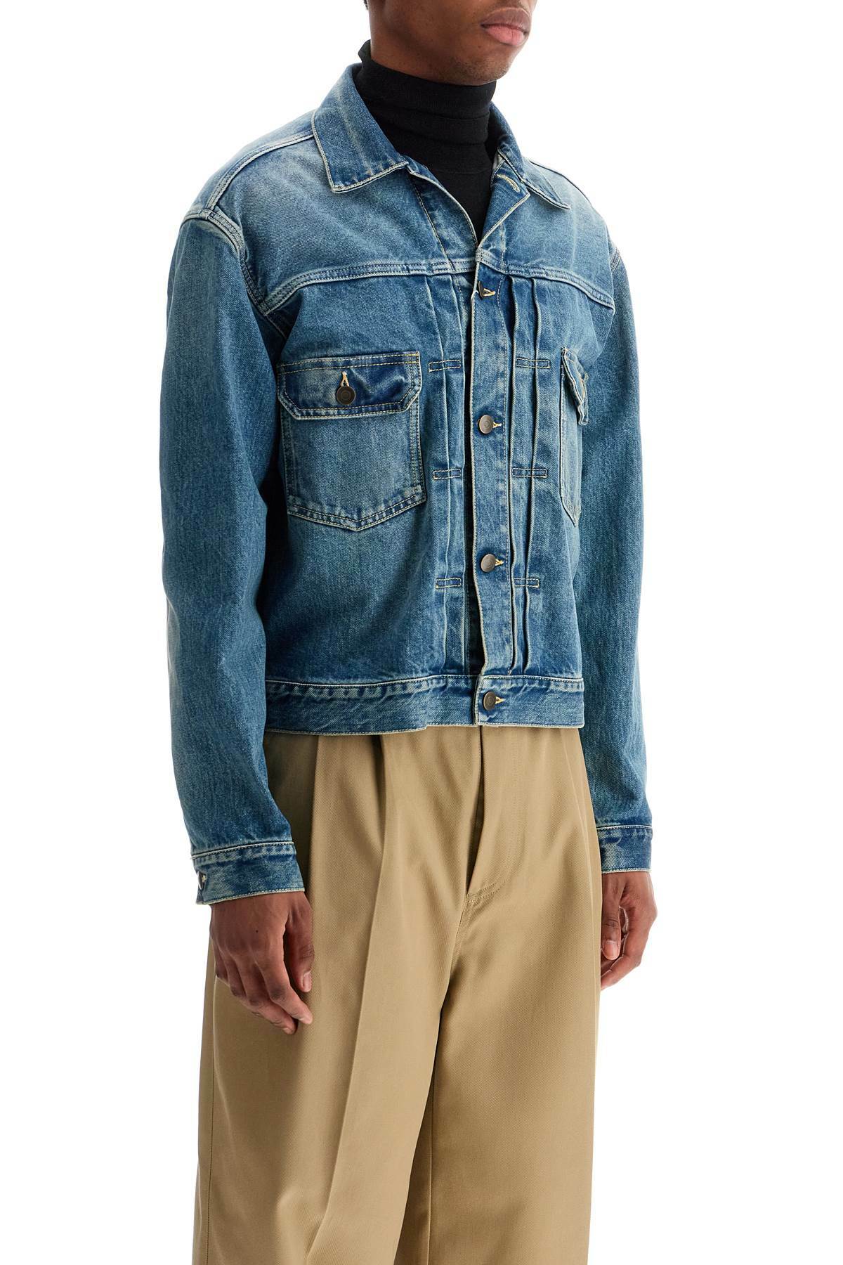 MAISON MARGIELA denim jacket for men Blue Maison Margiela