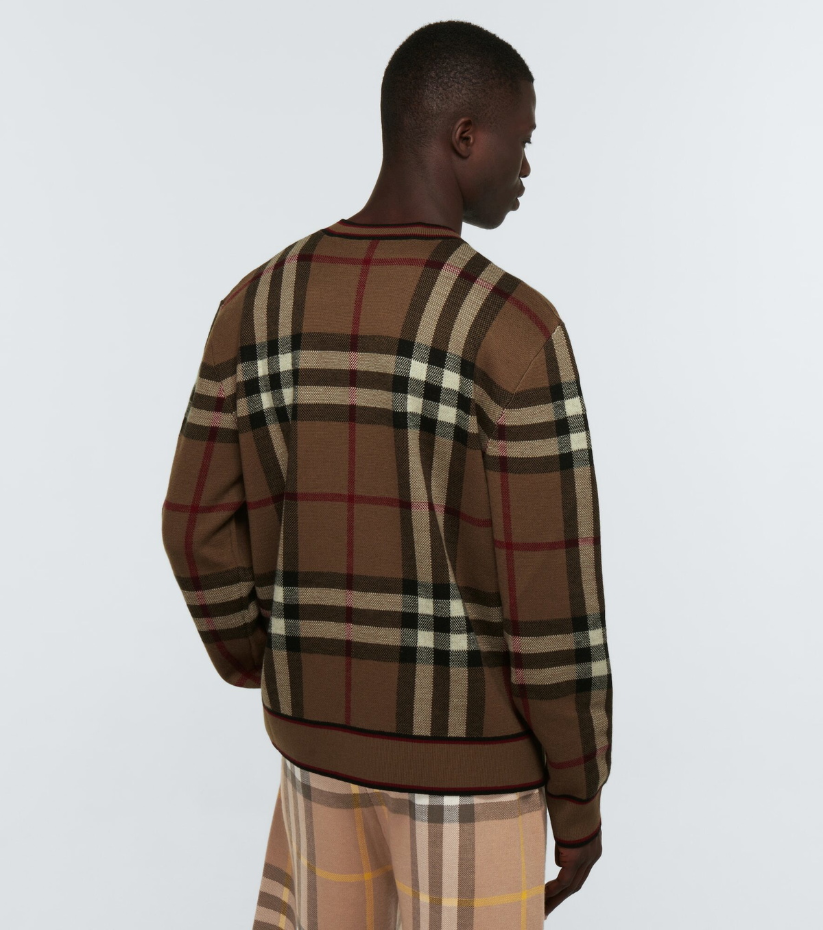Burberry - Checked wool sweater Burberry