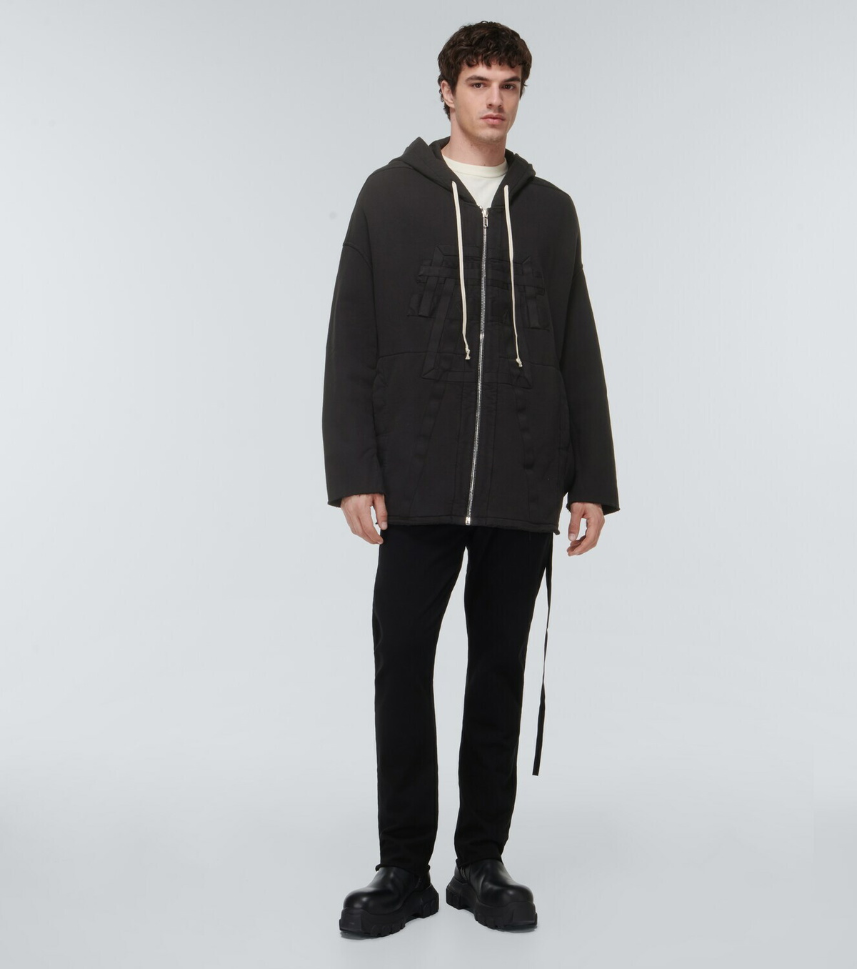 DRKSHDW by Rick Owens - Zip-up cotton hoodie Rick Owens Drkshdw