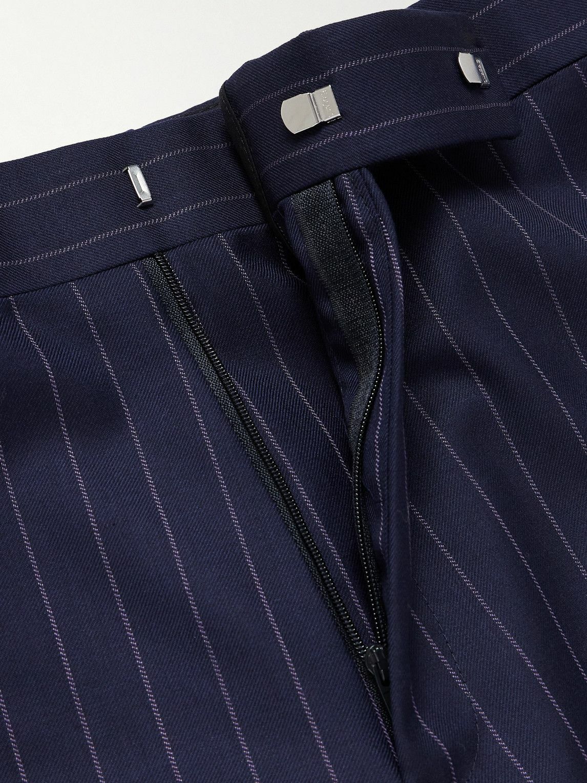 Kingsman - Argylle Straight-Leg Pinstriped Wool and Cashmere-Blend Suit ...