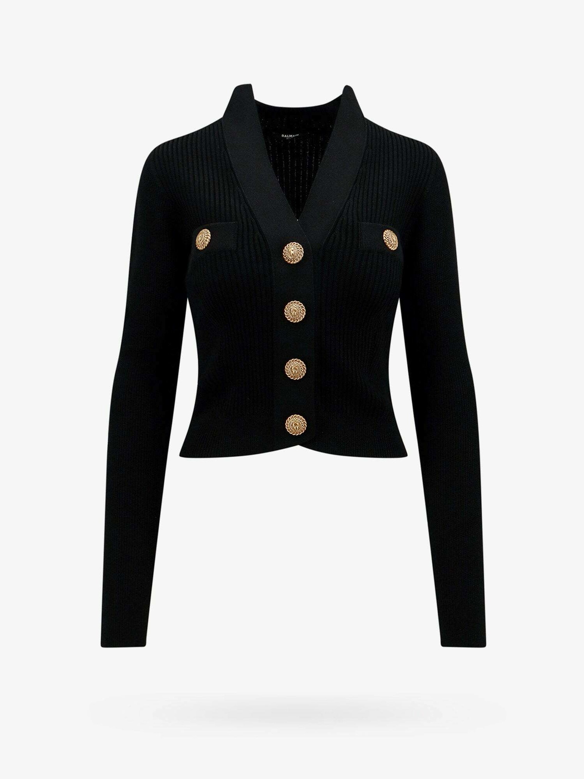 Balmain Cardigan Black Womens Balmain