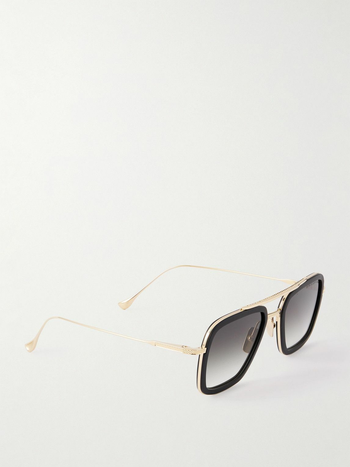 DITA - Aviator-Style Gold-Tone and Acetate Sunglasses Dita