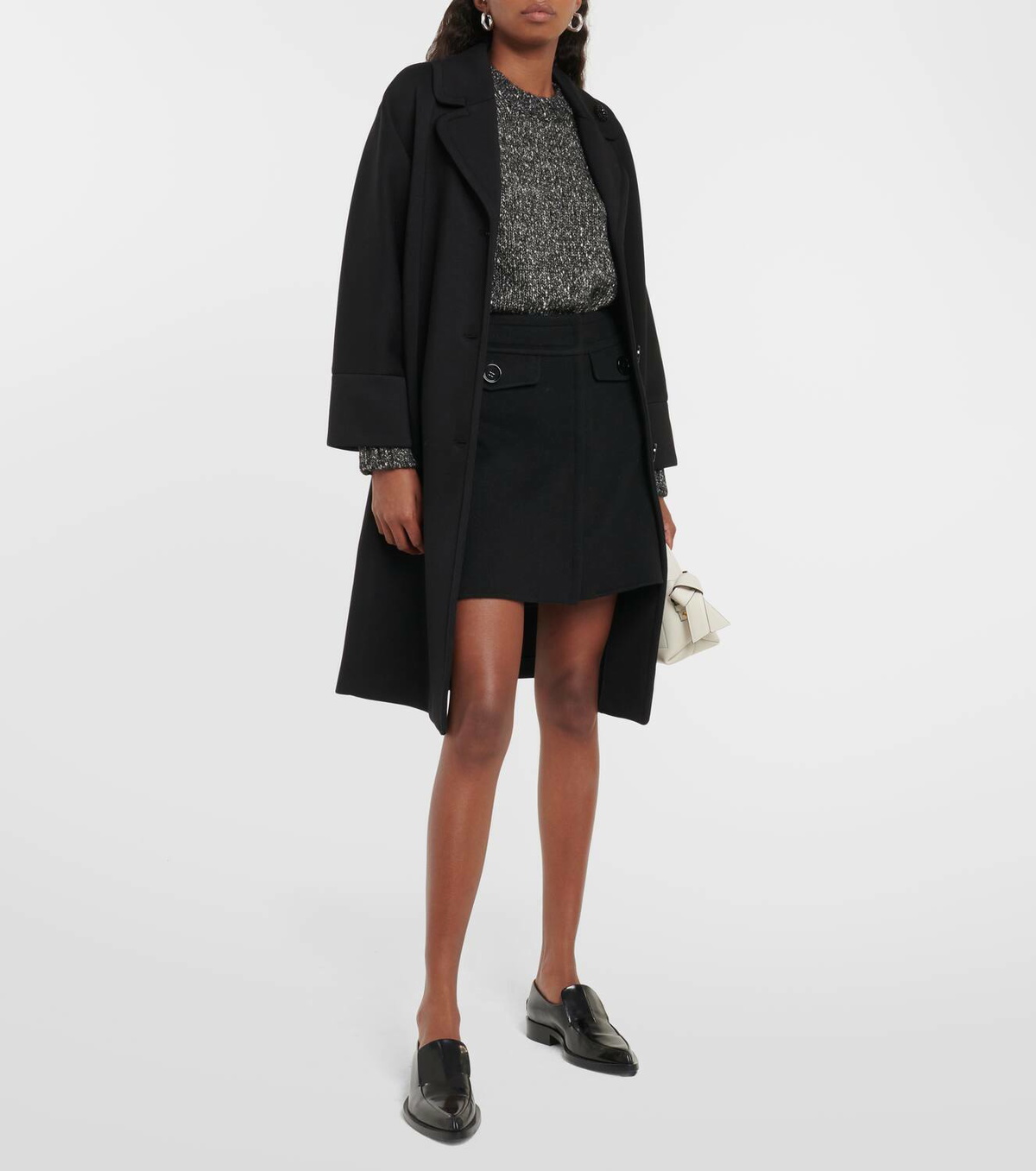 'S Max Mara Marta wool miniskirt S Max Mara
