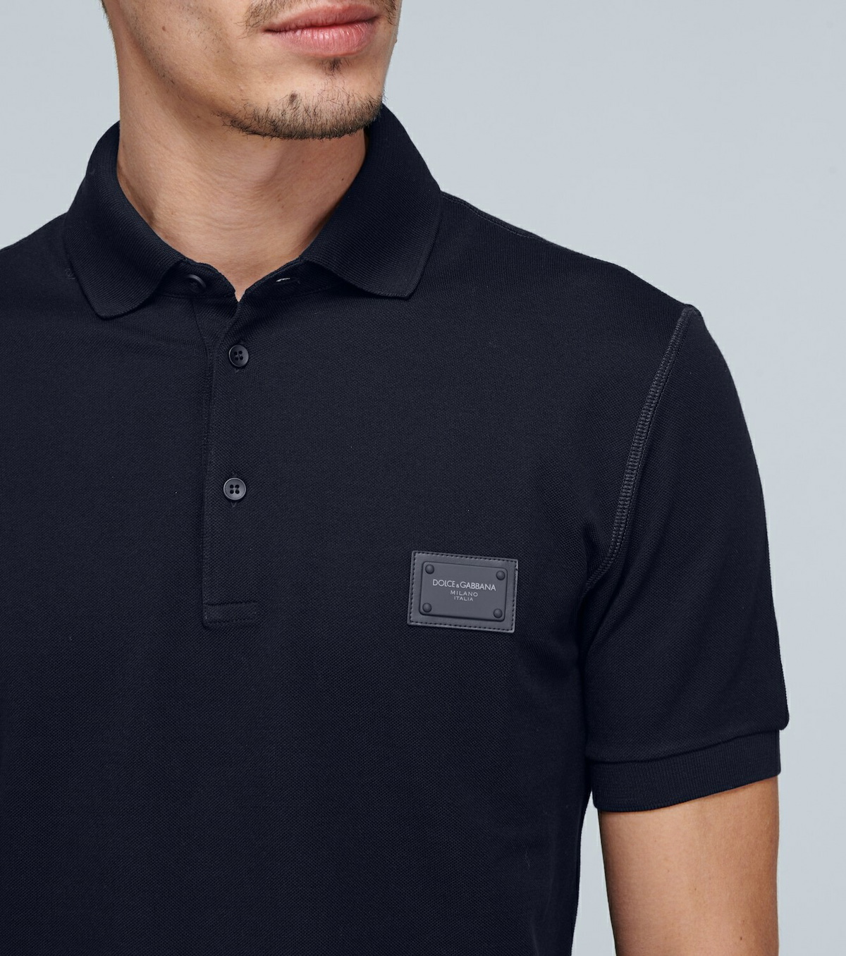 Dolce&Gabbana - Plaque polo shirt Dolce & Gabbana