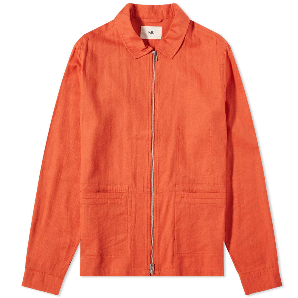 Folk Signal Zip Shirt Jacket Folk
