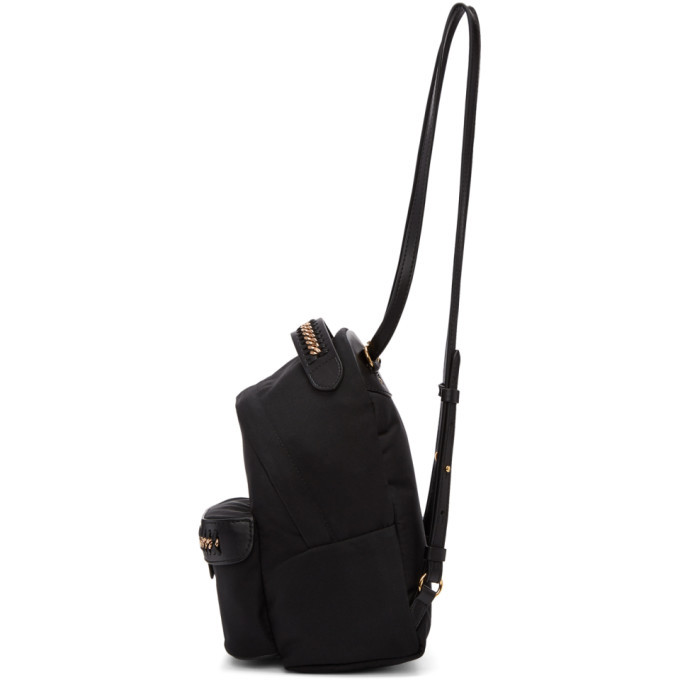 Stella McCartney Black Mini Nylon Falabella GO Backpack Stella McCartney