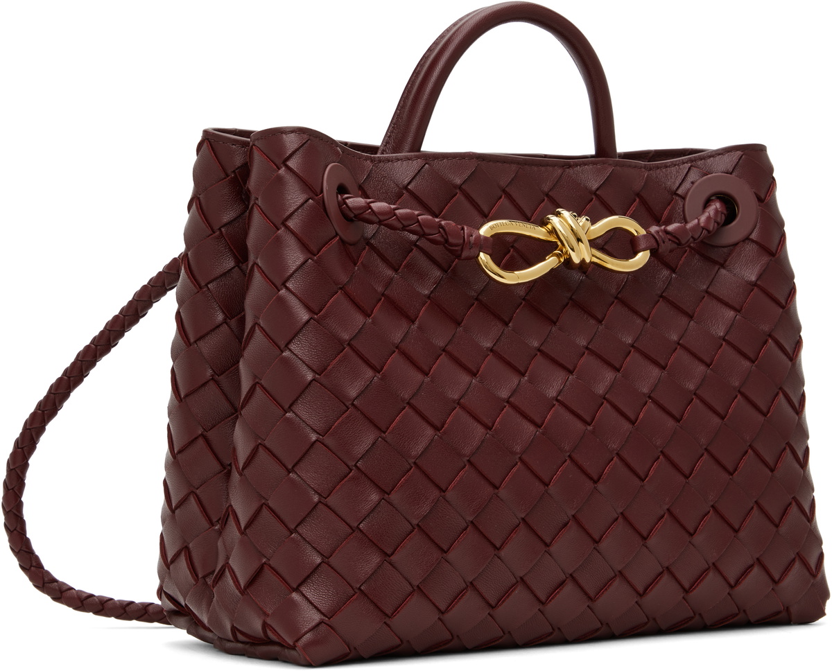 Bottega Veneta Burgundy Small Andiamo Bag Bottega Veneta