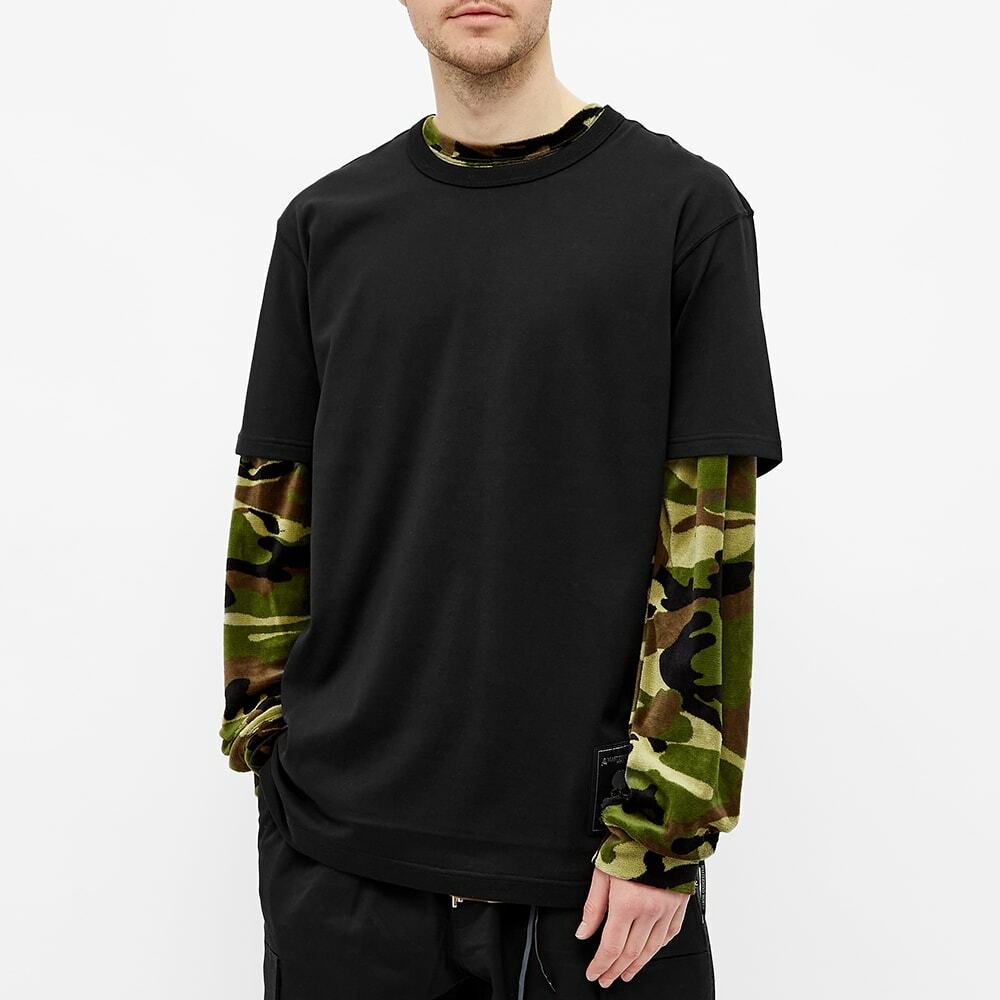 MASTERMIND WORLD Men's Label Logo T-Shirt in Black MASTERMIND WORLD