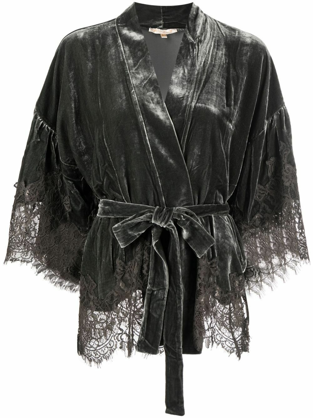 GOLDHAWK - Velvet Short Kimono Goldhawk