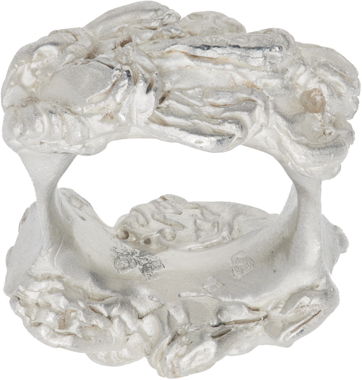 OUR LEGACY Silver Oyster Grande Ring Our Legacy