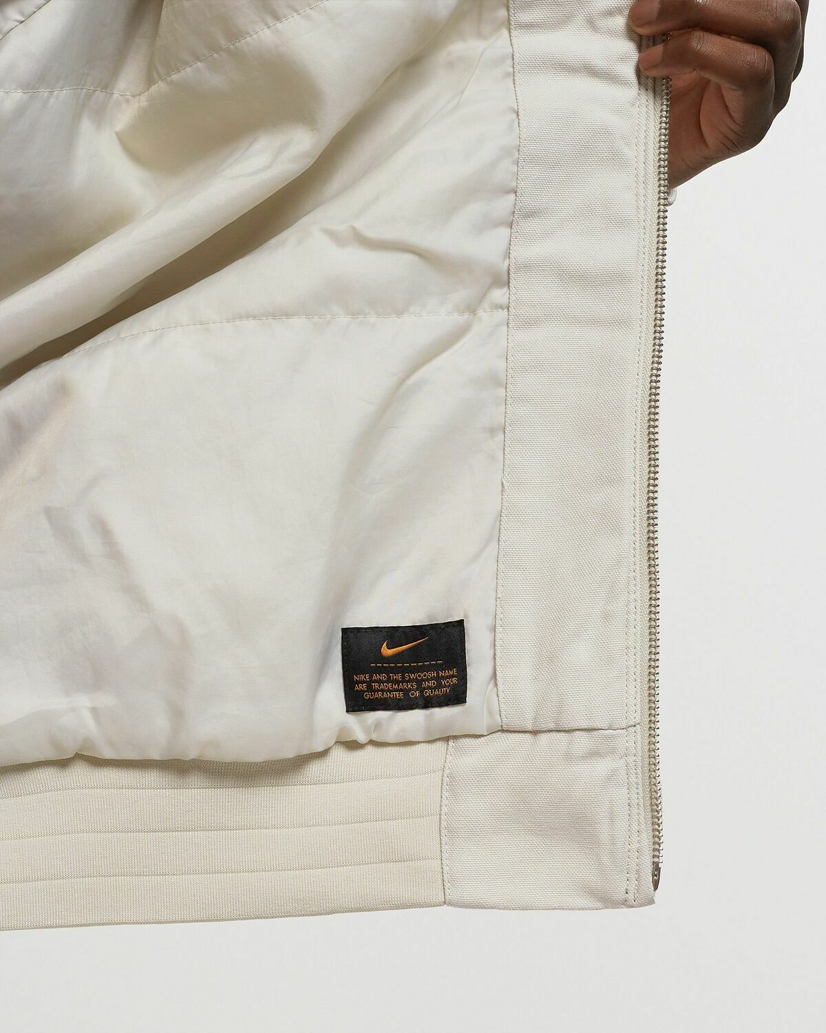 Nike Nike Life Padded Hooded Jacket Grey Bomber Jackets Nike