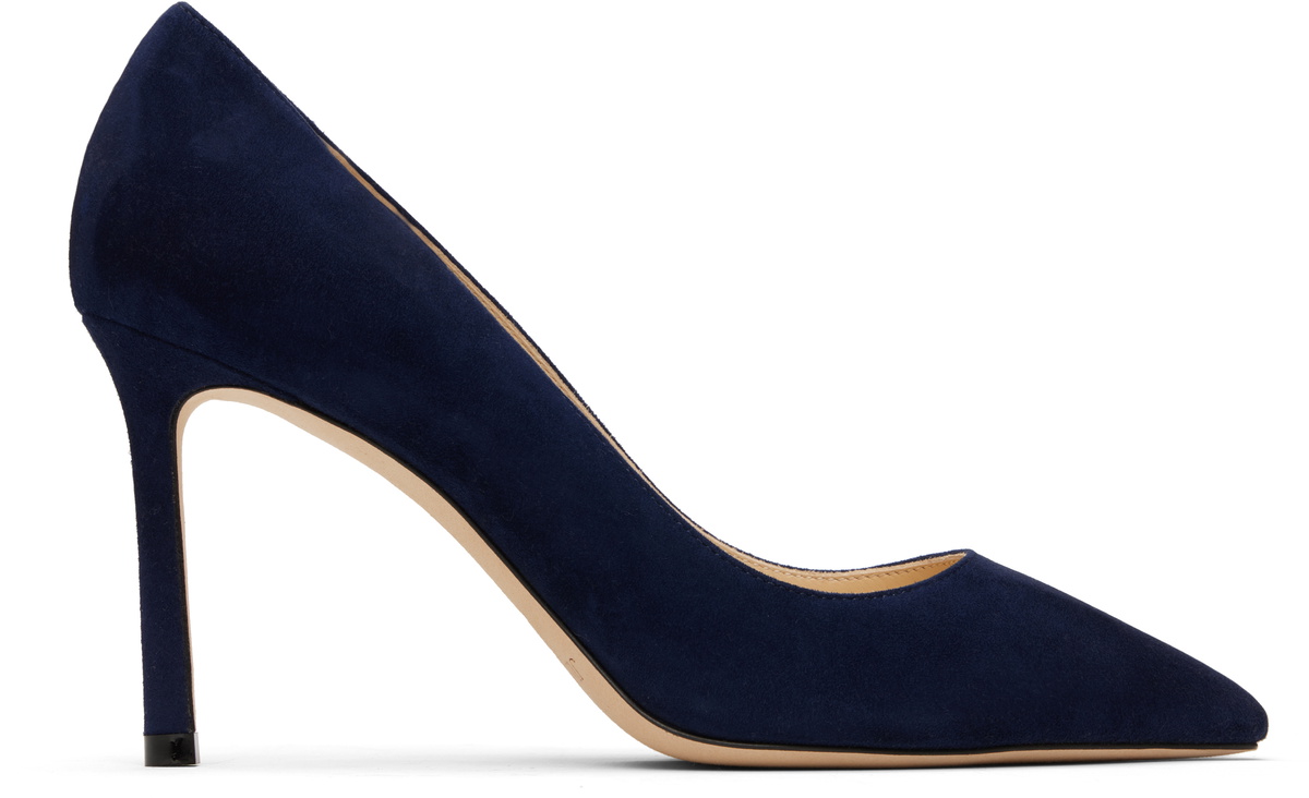 Jimmy Choo Navy Romy 85 Heels Jimmy Choo