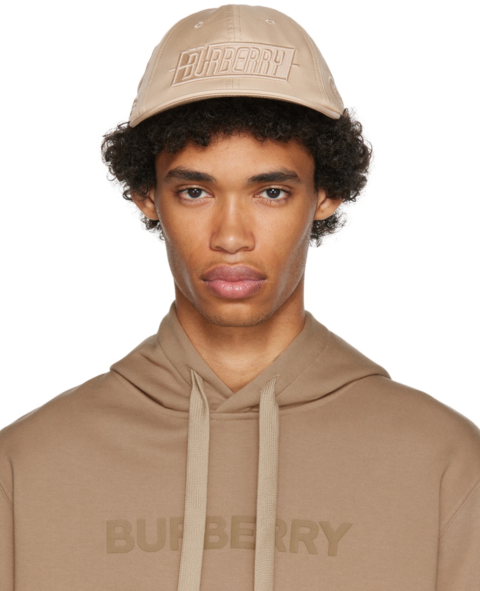 Burberry Beige Badge Cap Burberry