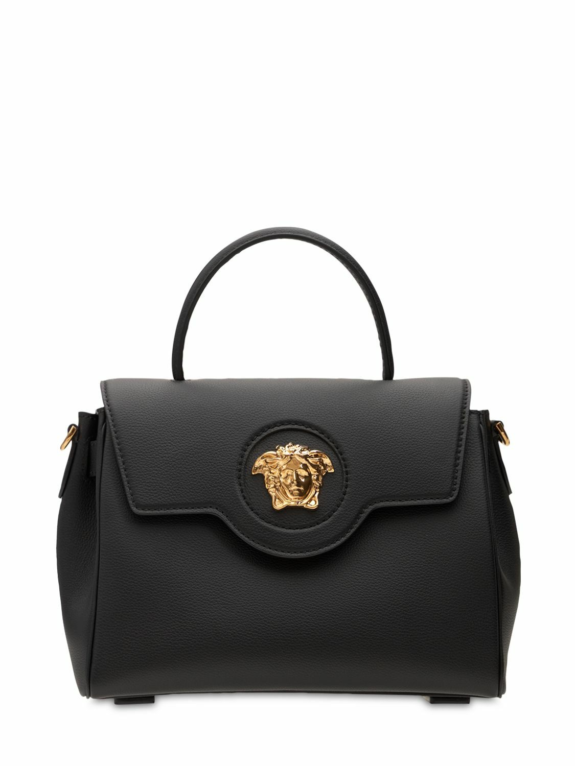 VERSACE - Medusa Leather Top Handle Bag Versace