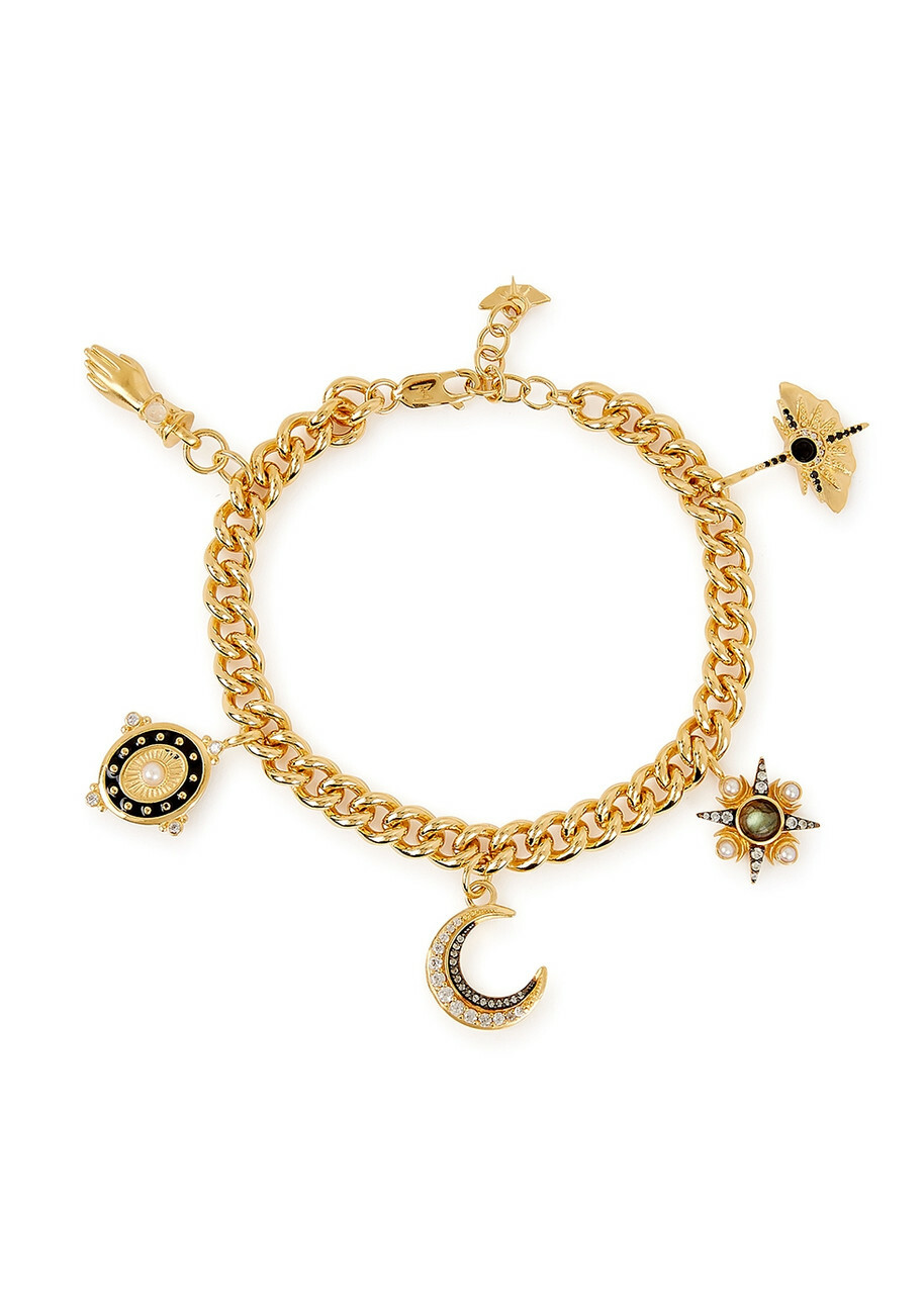 Missoma X Harris Reed 18kt Gold-plated Charm Bracelet Missoma