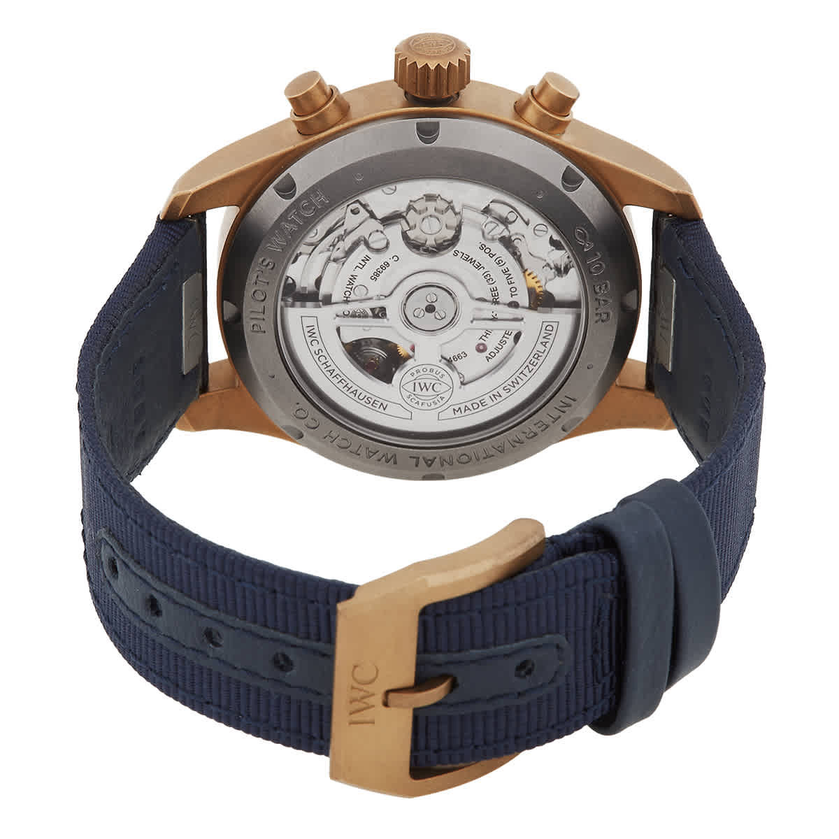 IWC Pilots Chronograph Automatic Blue Dial Mens Watch IW388109 IWC