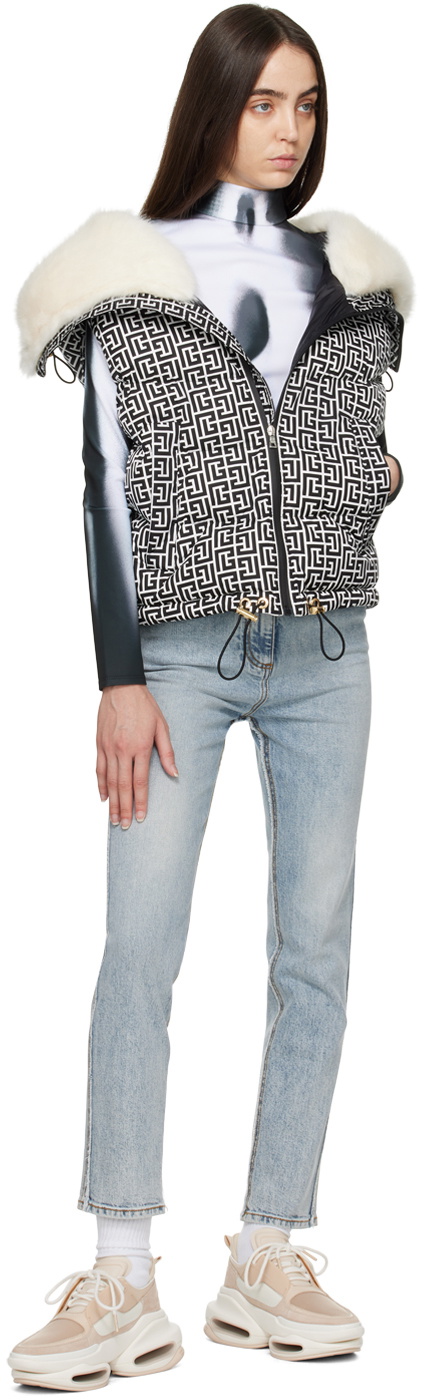 Balmain Black Monogram Vest Balmain
