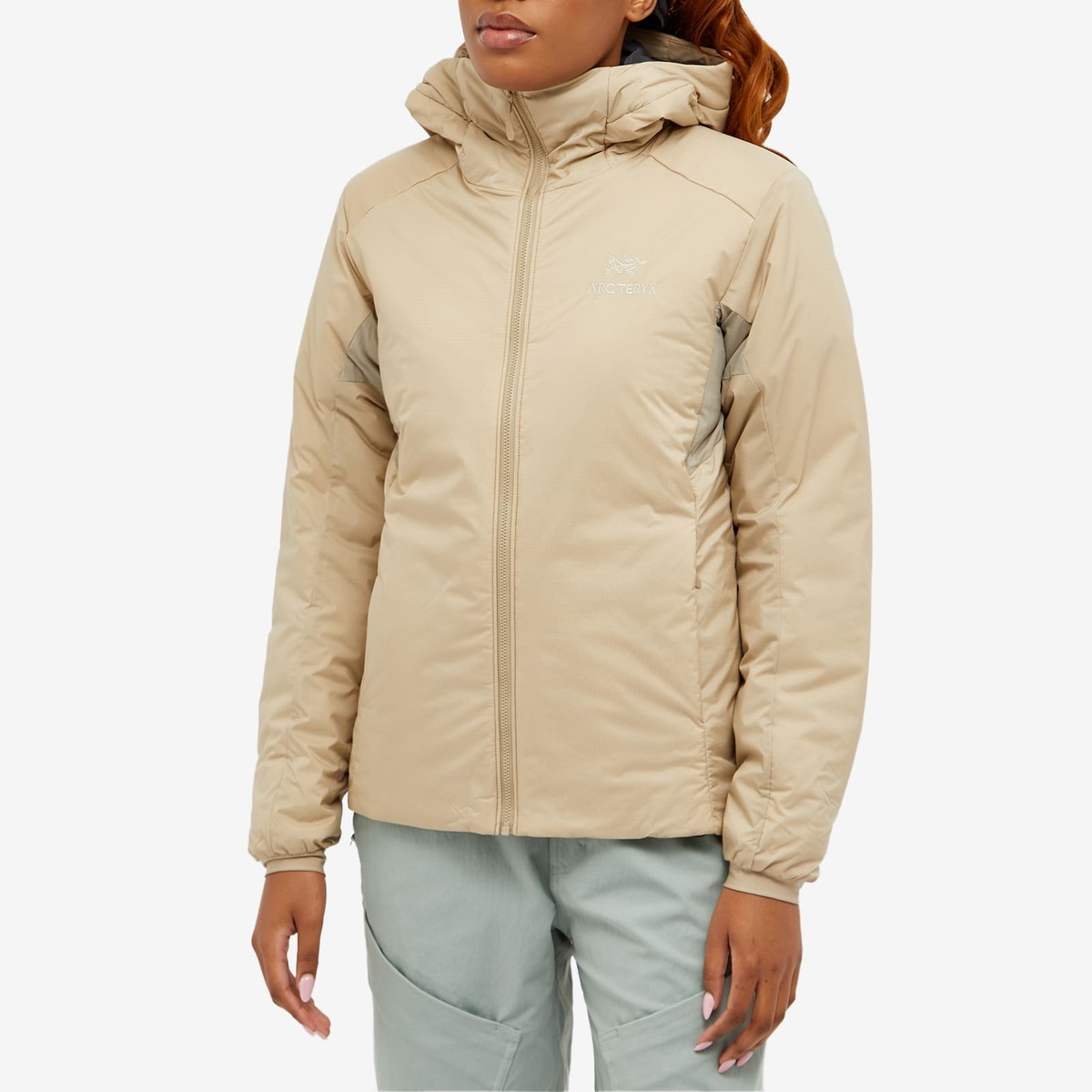 Arc'teryx Women's Atom Heavyweight Hoodie Jacket in Smoke Bluff Arc'teryx