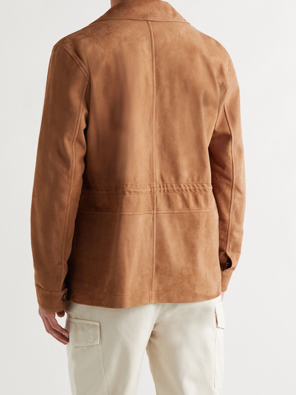 VALSTAR - Suede Field Jacket - Brown Valstarino