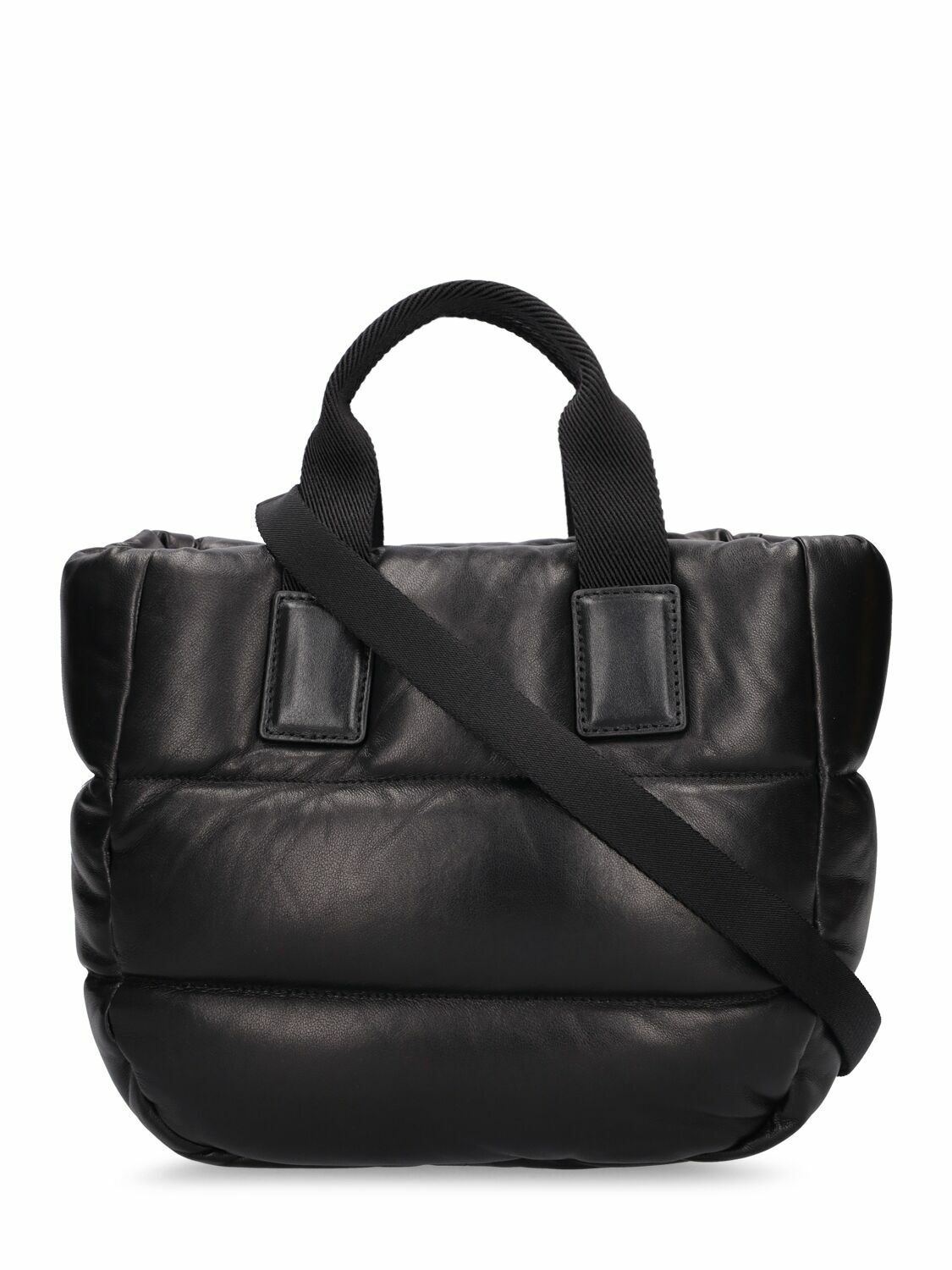 MONCLER - Mini Caradoc Quilted Leather Bag Moncler